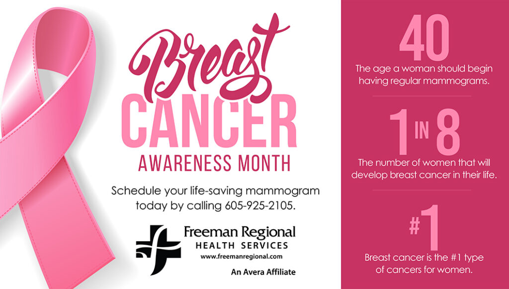 Awareness is the First Step in Stopping Breast Cancer – Freeman ...